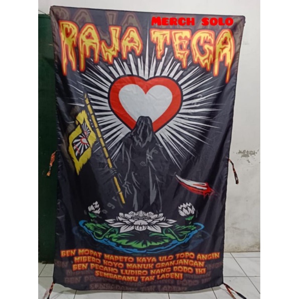 Jual bendera PSHT RAJA TEGA Giantflag Umbul Umbul Spanduk full printing ...