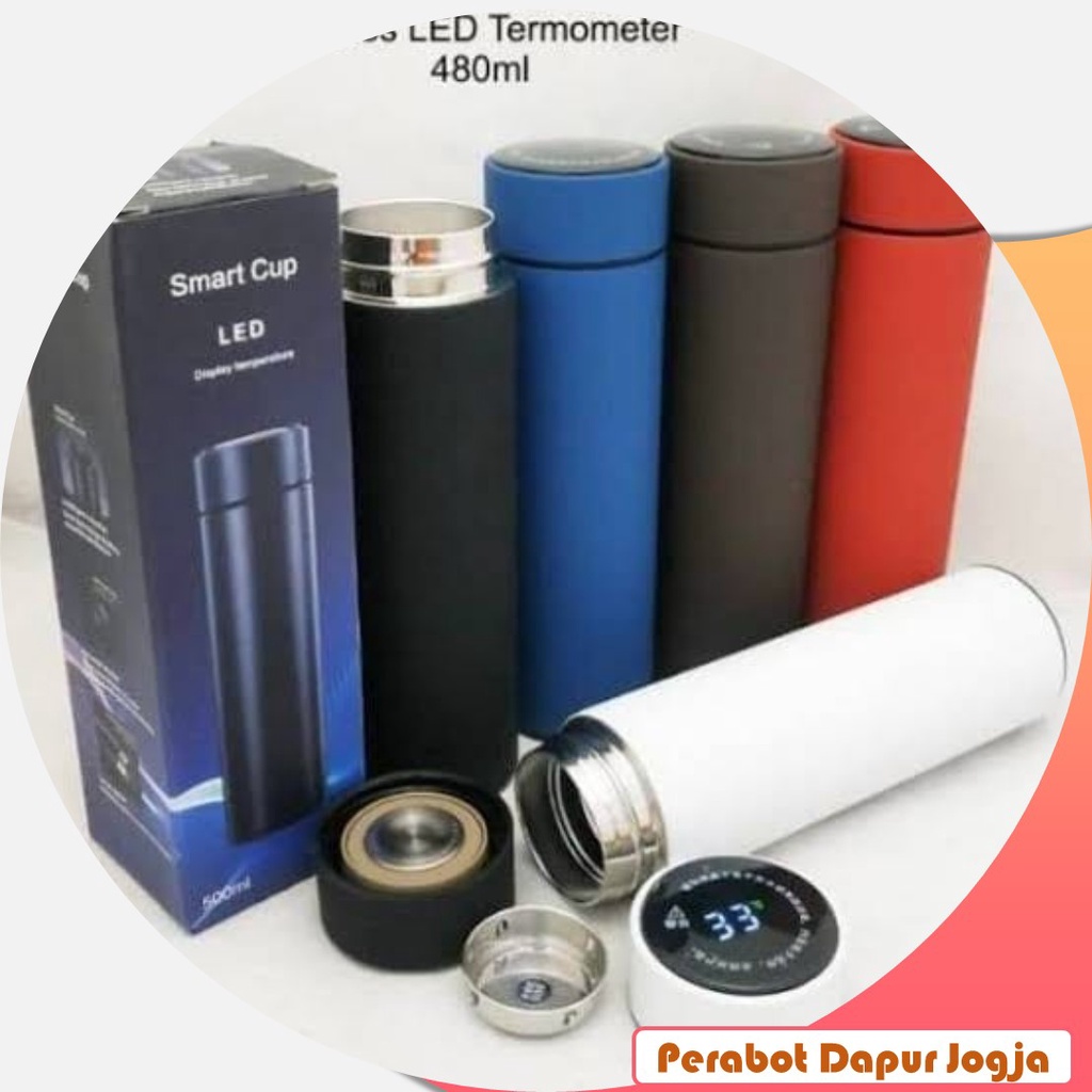 Jual Tumbler Air Minum Stainless Termos Led 500 ML Sporty With Led ...
