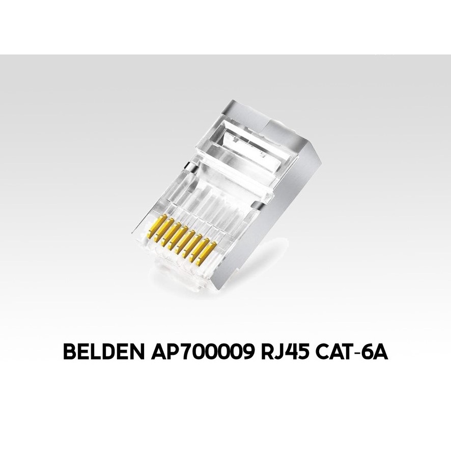 Jual BELDEN AP700009 Konektor besi STP RJ45 Cat-6A 10Gb 50pcs | Shopee ...