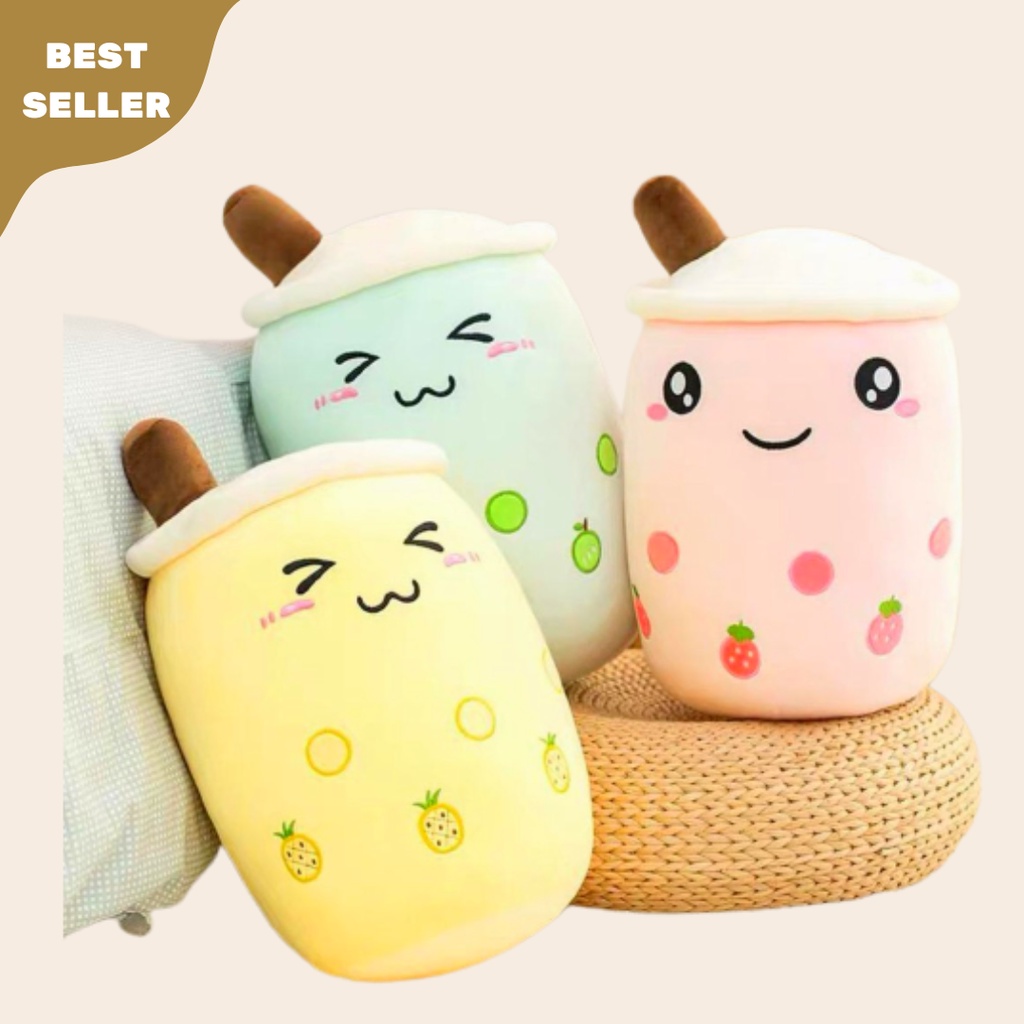 Jual Boneka Boba Milk Tea Bubble Drink Minuman Plush Doll Premium Murah ...