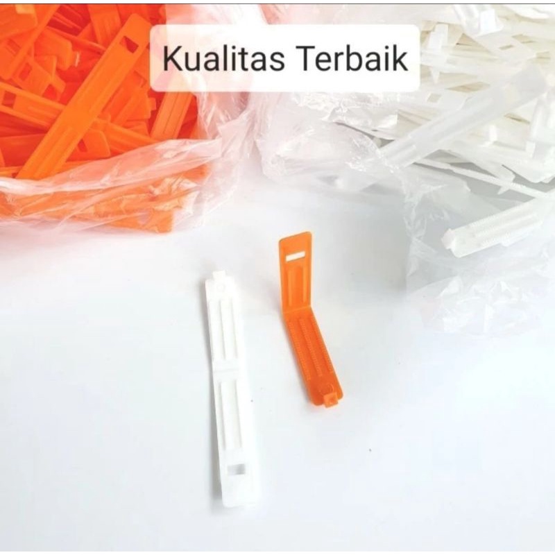 Jual Clipper/Penjepit Plastik Roti Tawar (50 Pcs) | Shopee Indonesia