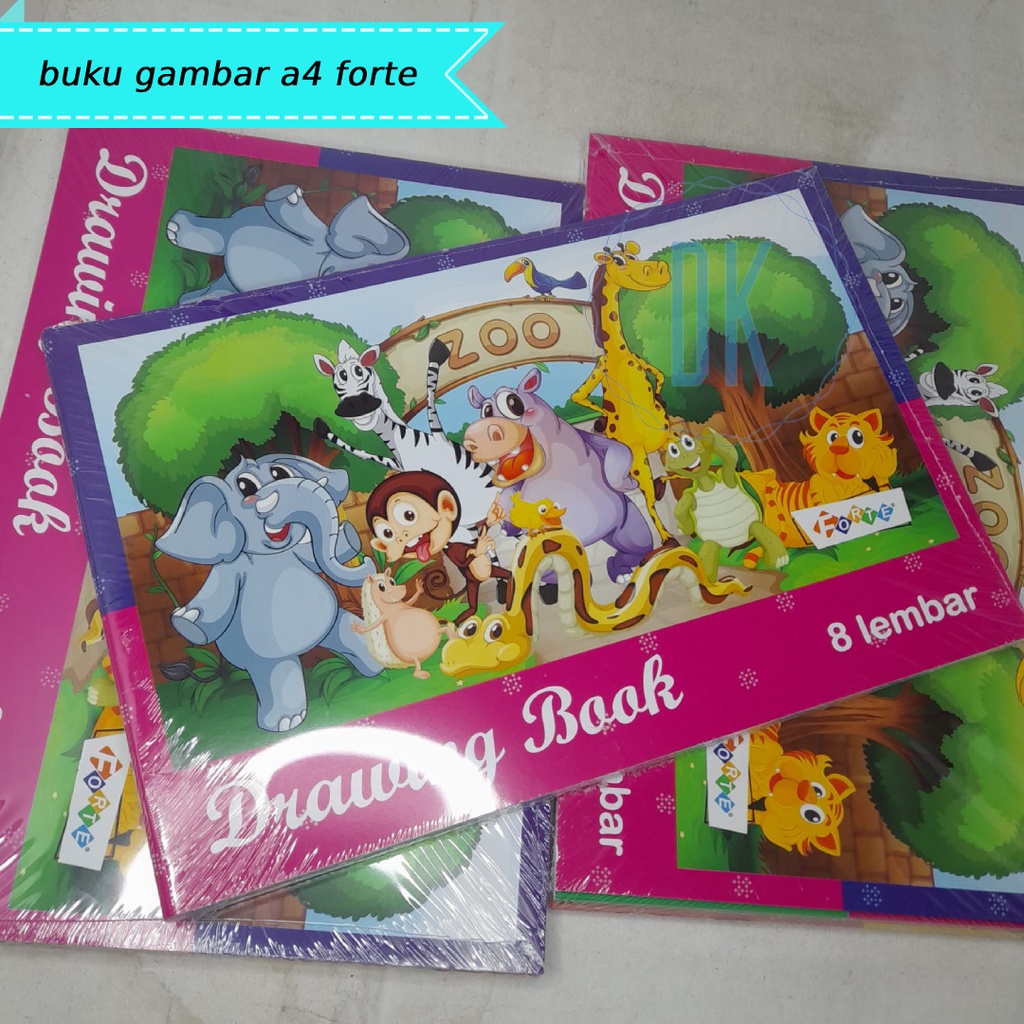 Jual buku gambar a4 forte / buku gambar a4/buku gambar Forte 1 pak ...