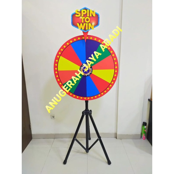 Jual ROULETTE PUTAR HADIAH 60 - WHEEL OF FORTUNE 60 cm - RODA UNDIAN 60 ...