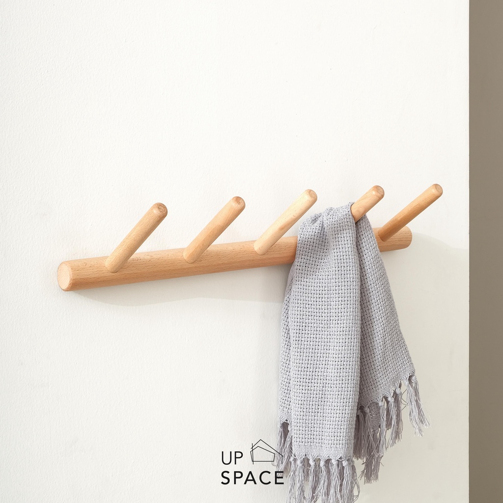 Jual UP SPACE Edma Wall Hanger / Gantungan Dinding Kayu / Gantungan ...