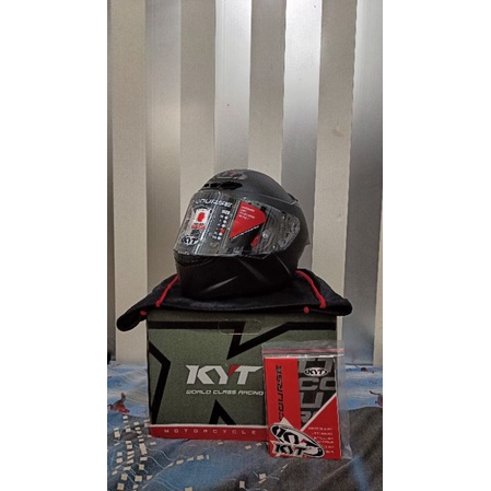 Jual Helm KYT TT COURSE SOLID PLAIN MATTE BLACK DOFF | Shopee Indonesia
