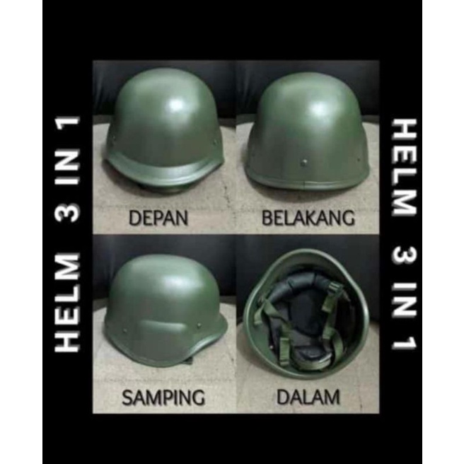 Jual Helm 3 in 1 TNI | Shopee Indonesia