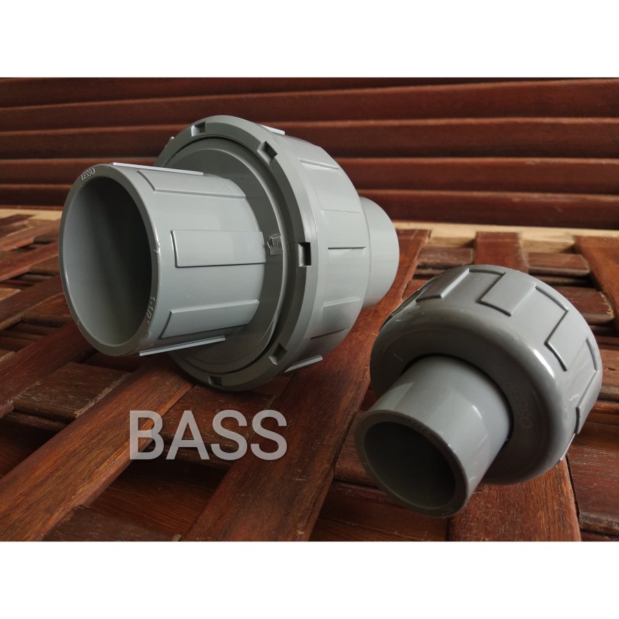 Jual Watermur Sok PVC LESSO AW 3/4" Inch Union Sock Fitting Sambungan ...