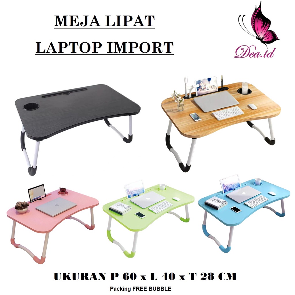Jual [DEASTORE] MEJA LAPTOP LIPAT PORTABLE TEBAL KOKOH AWET - MEJA ...
