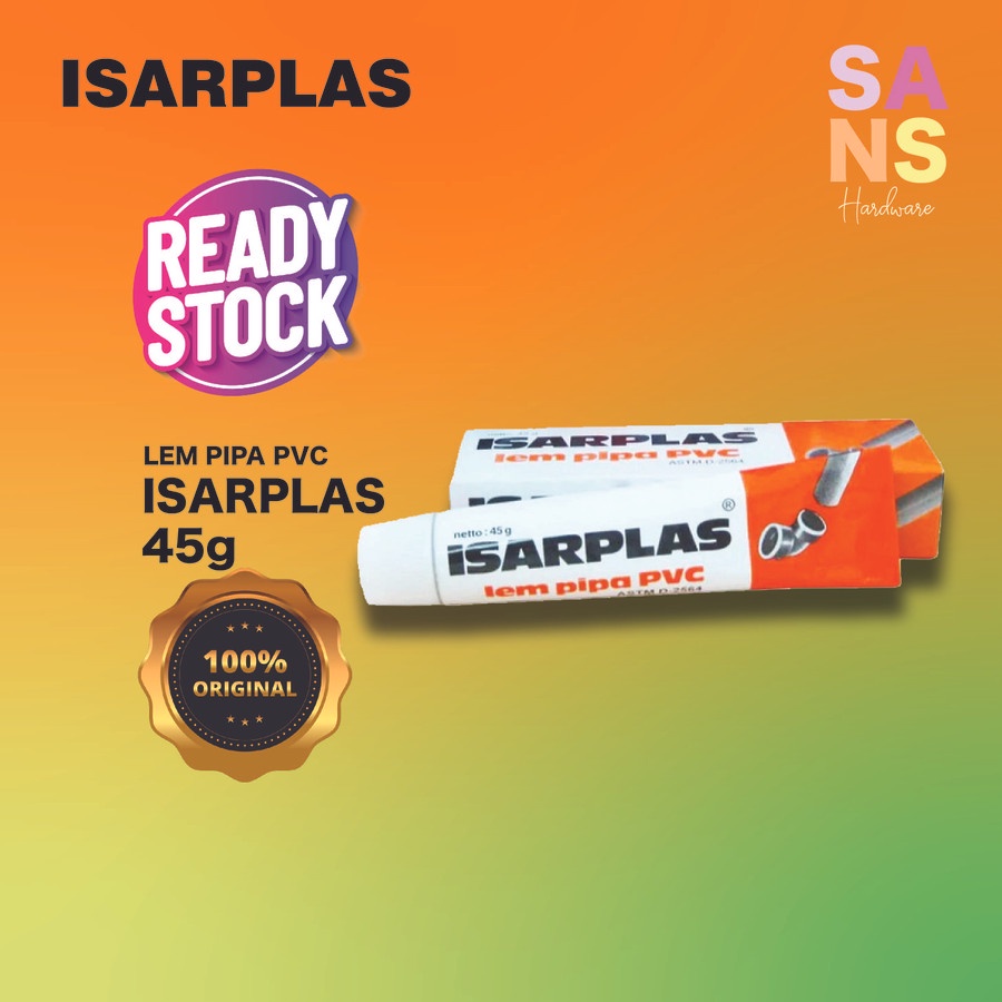 Jual ISARPLAS Lem Pipa PVC 40 Gram Original | Shopee Indonesia
