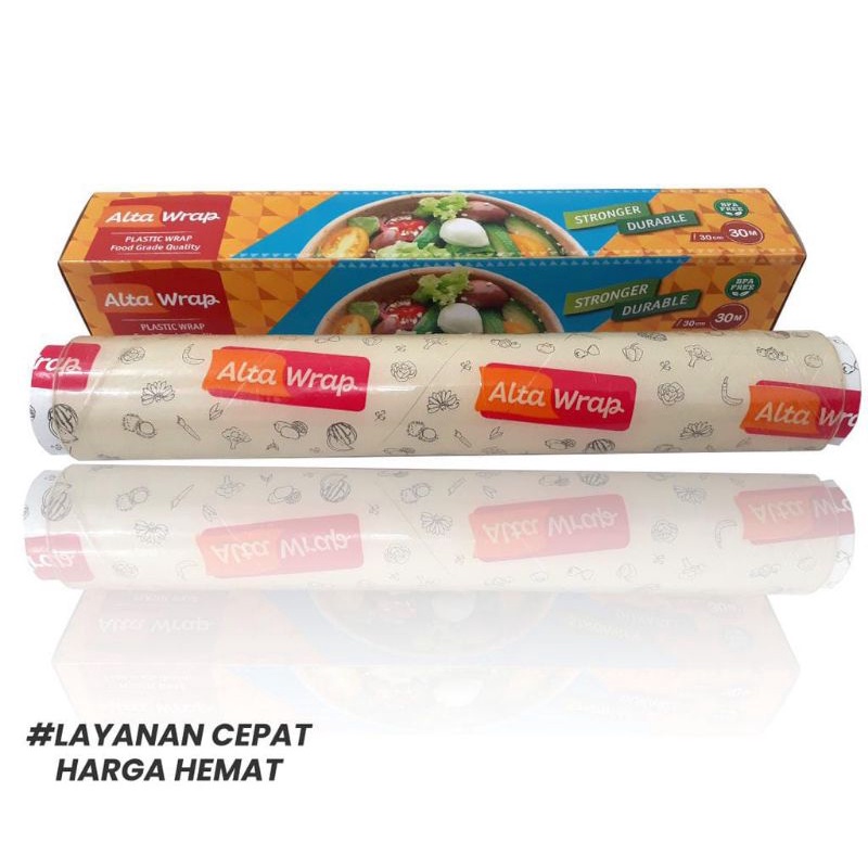 Jual Plastik Wraping Pembungkus Makanan/ Alta Wrap 30 Cm x 30 M ...