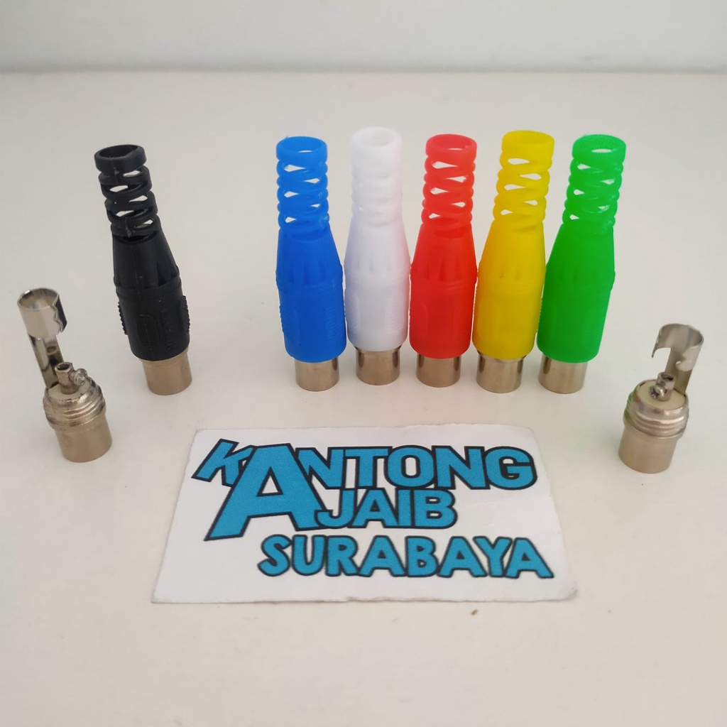 Jual Jack Antena TV PVC Ring Besi Colokan Antena TV Male Jack TV ...