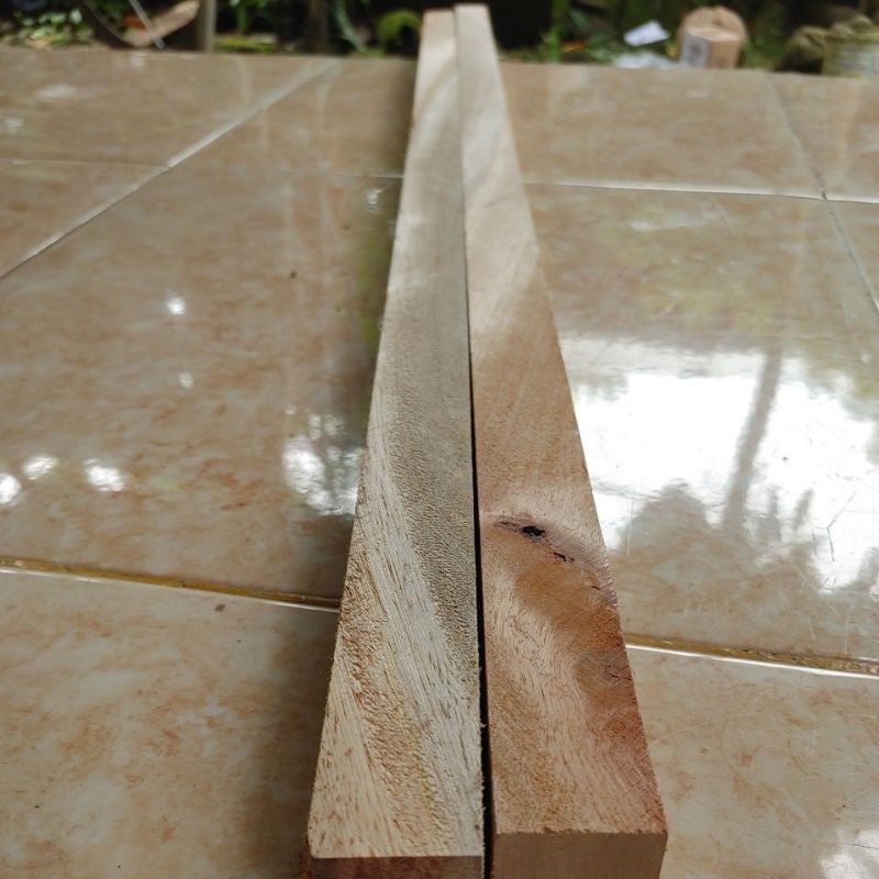 Jual kayu kaso kayu stik kayu persegi ukuruan 3cmx3cmx100cm | Shopee ...