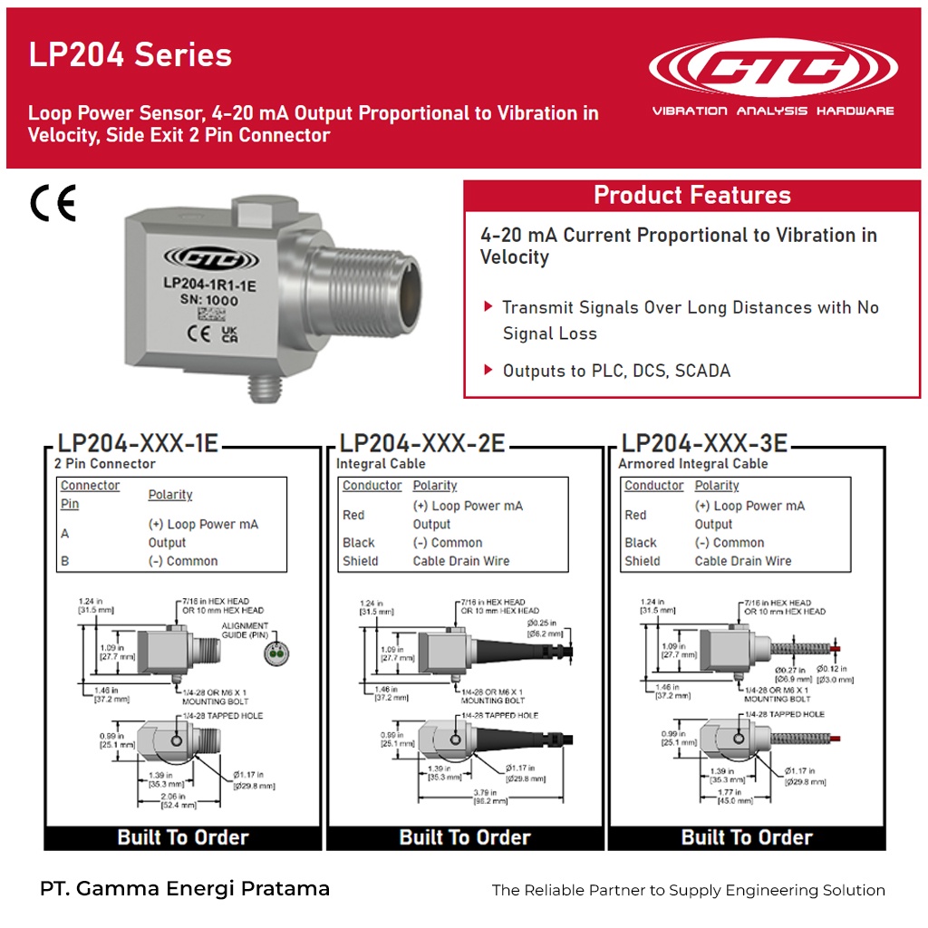 Jual SIDE EXIT 2 PIN/4 PIN M12 CONNECTOR, LOOP POWER SENSOR, 4-20 MA OUTPUT PROPORTIONAL TO ...