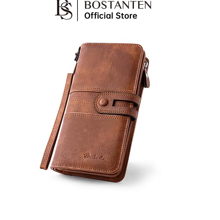 Jual ZKA648 Bostanten Dompet Wanita Dompet Panjang Dompet Ritsleting Dompet Multi-Kartu ...