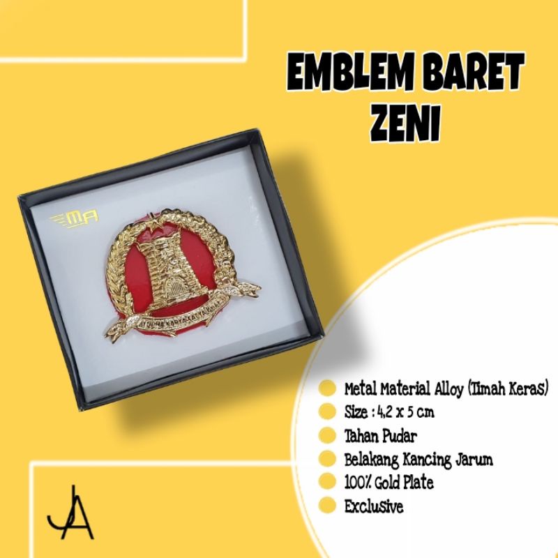 Jual EMBLEM ZENI BARET BREVET ZENI BRIVET | Shopee Indonesia