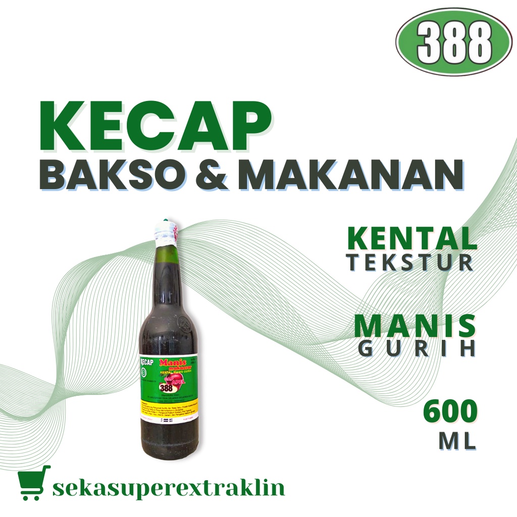 Jual KECAP MANIS BAKSO TERGURIH ASLI MAKASSAR CAP APEL 388 600 ML | Shopee Indonesia