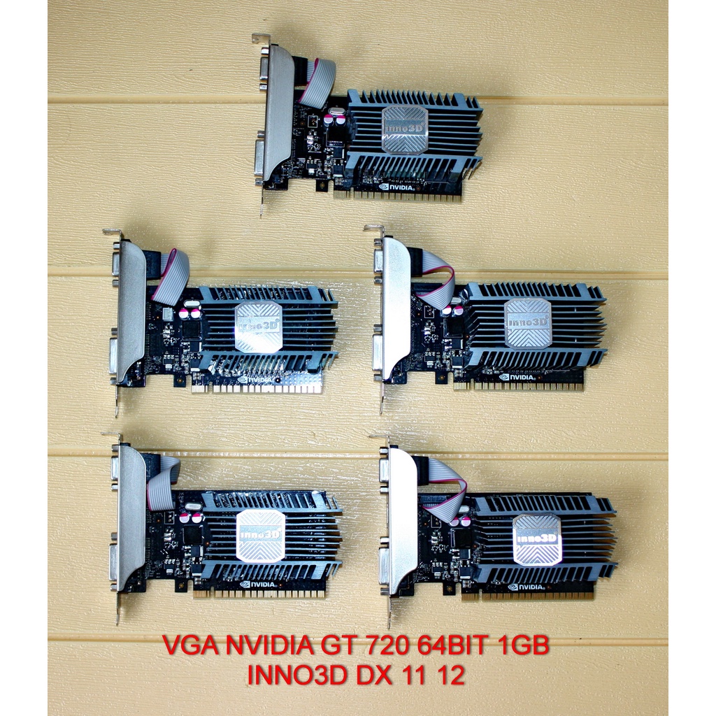 Jual VGA NVIDIA GT 720 INNO3D 64BIT DDR3 1 GB SILENT LANCAR JAYA LIKE ...