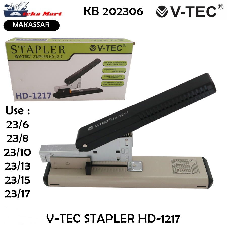 Jual V-TEC STAPLER HD-1217 STAPLER JILID | Shopee Indonesia