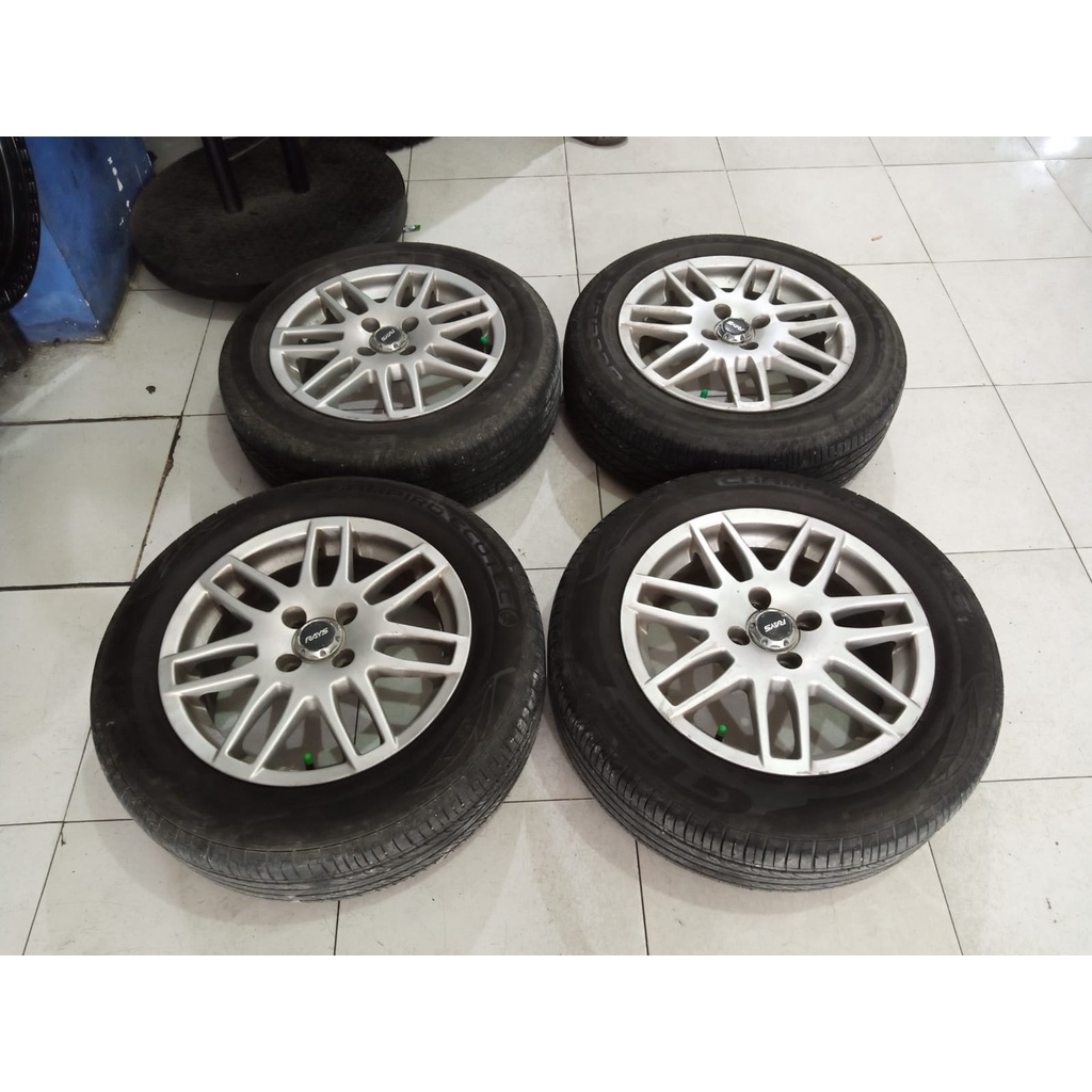 Jual Velg Mobil Bekas Racing Ring 15 Lebar 6 Et40 Pcd 4x100 Ban 185/65 R15 | Shopee Indonesia