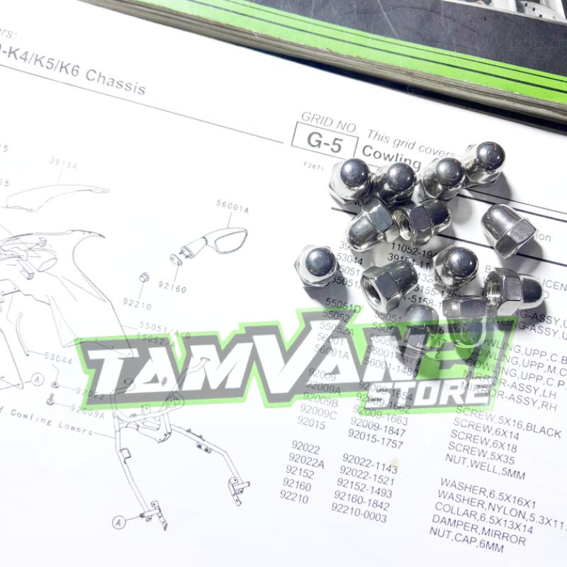 Jual MUR SPION STAINLES STEEL NINJA RR OLD NEW | Shopee Indonesia