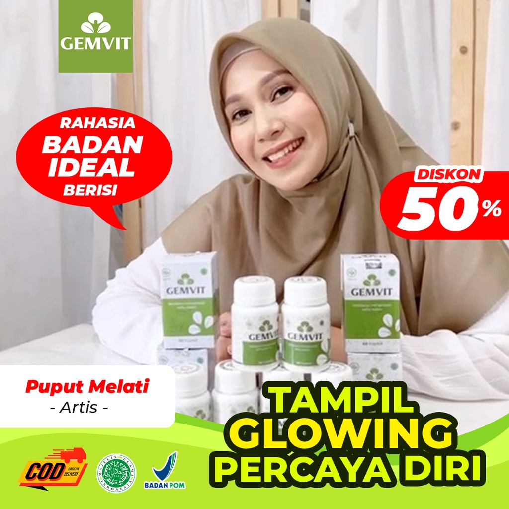 Jual Gemvit Suplemen Penggemuk Penambah Berat Badan Nafsu Makan Anak ...