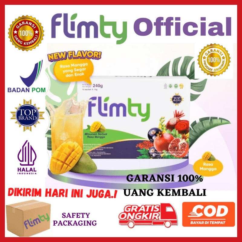 Jual PROMO!!! FLIMTY FIBER 1 BOX ISI 16 SACHET BPOM 100% FLIMTI ...