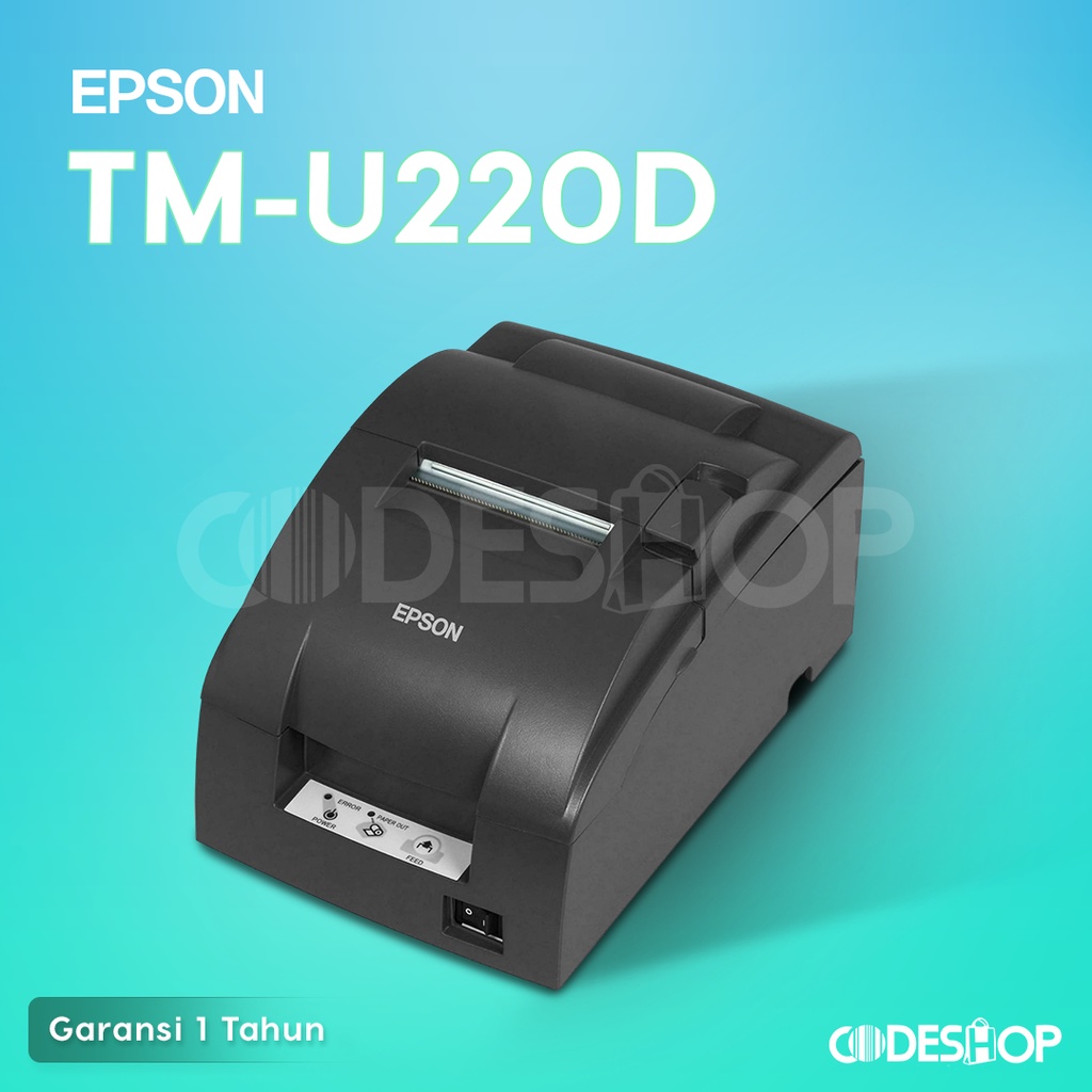 Jual Printer Struk Kasir Dot Matrix EPSON TM-U220D TMU-220D Struk ...