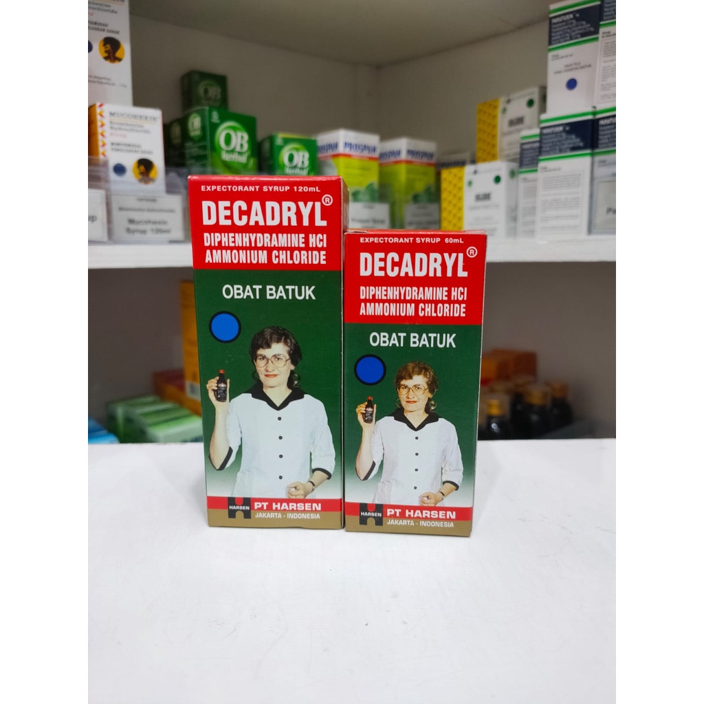 Jual Decadryl Expectorant Sirup Isi 60ml Dan 120ml Obat Original Harsen ...