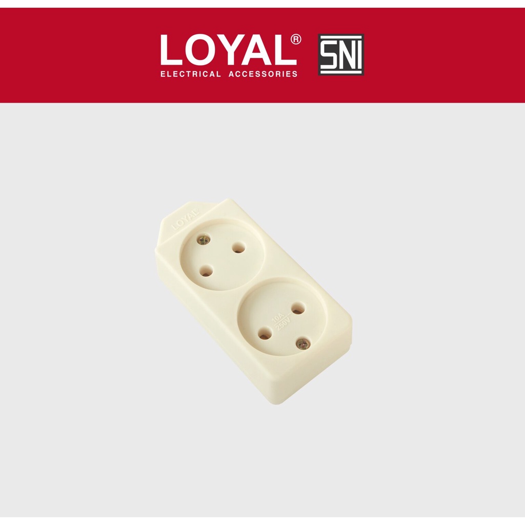 Jual STOP KONTAK LOYAL 2L - 4L GEPENG | Shopee Indonesia