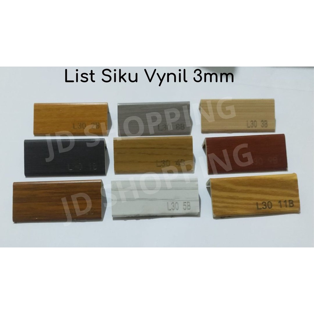 Jual List Siku Vynil L PVC 3cm | Shopee Indonesia