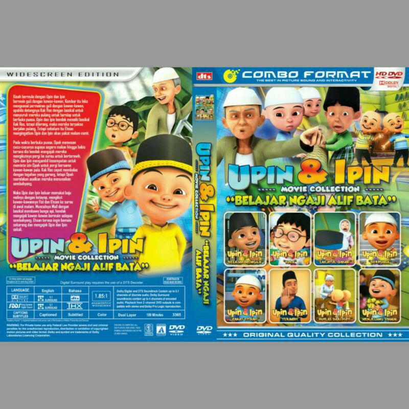 Jual Kaset DVD Koleksi Lengkap Anak Anak Terbaru Upin & Ipin Belajar ngaji | Shopee Indonesia
