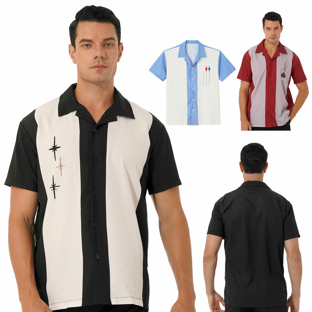Jual Kemeja Bowling Shirts Cuban Style | Shopee Indonesia