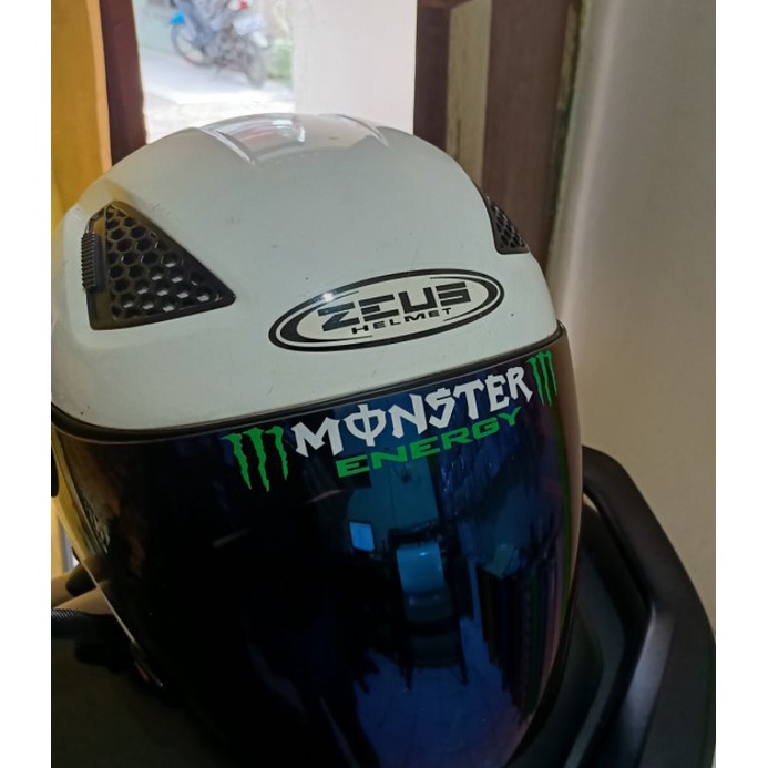 Jual Sticker visor helm monster stiker cutting | Shopee Indonesia