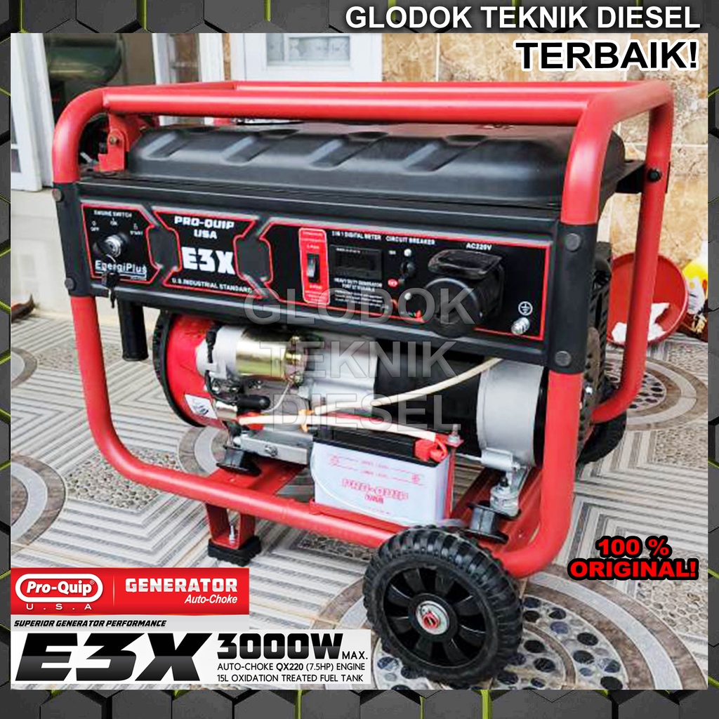 Jual Proquip Genset 3000 2800 Watt E3X Generator Listrik Bensin Auto ...