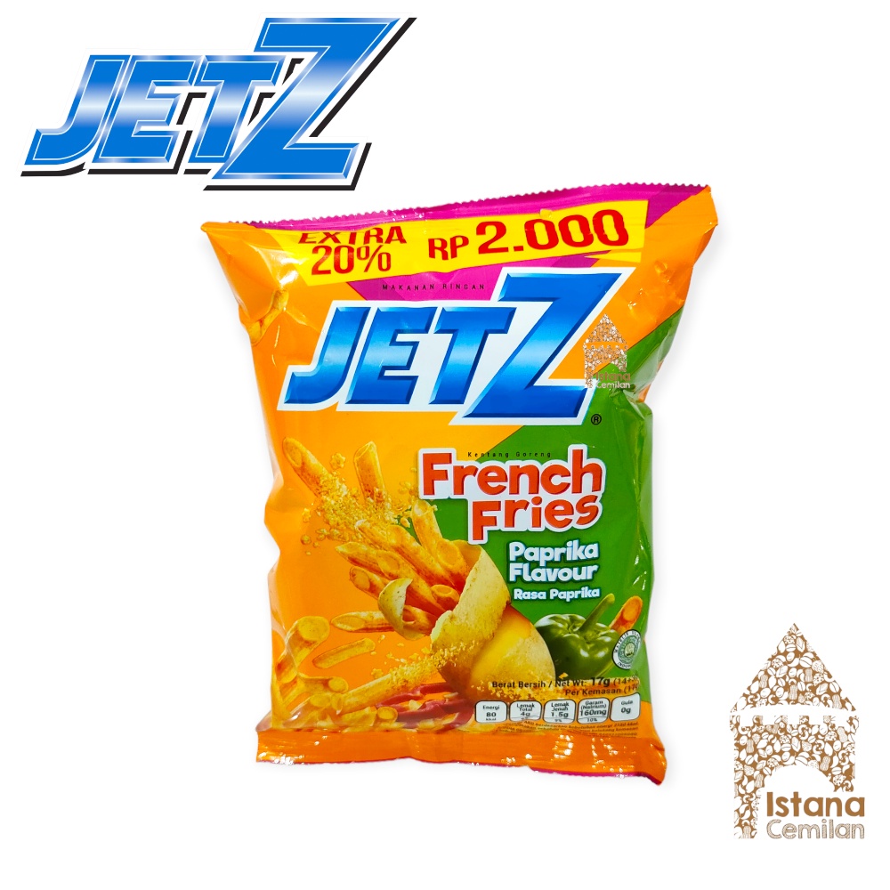 Jual JETZ French Fries Paprika Flavour Chiki 17 Gram | Shopee Indonesia