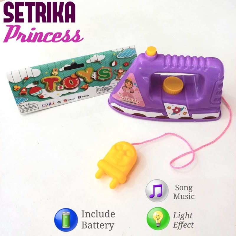 Jual MAINAN SETRIKA PRINCEES LAMPU MUSIC | Shopee Indonesia