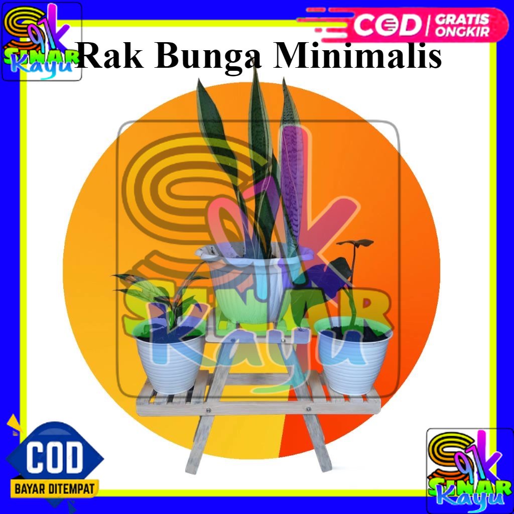 Jual Rak bunga minimalis kayu jati belanda kayu halus murah, tempat pot ...