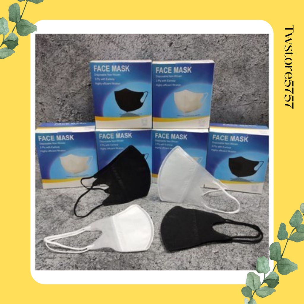 Jual MASKER DUCKBILL FACEMASK/YNB/ALKINDO/MOUSON MIX/WARNA BASIC 3PLY/4PLY EARLOOP ISI 50PCS BOX ...