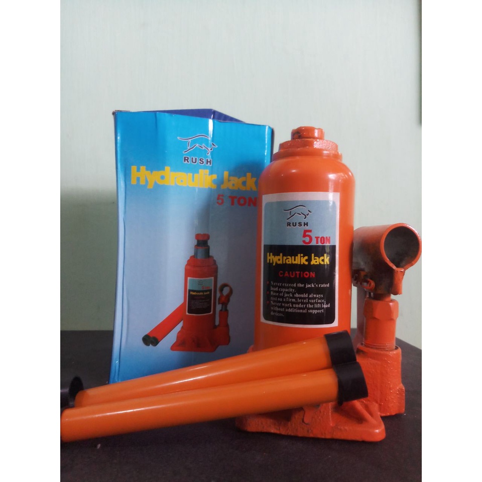Jual Dongkrak botol Hydraulic jack rush st | Shopee Indonesia
