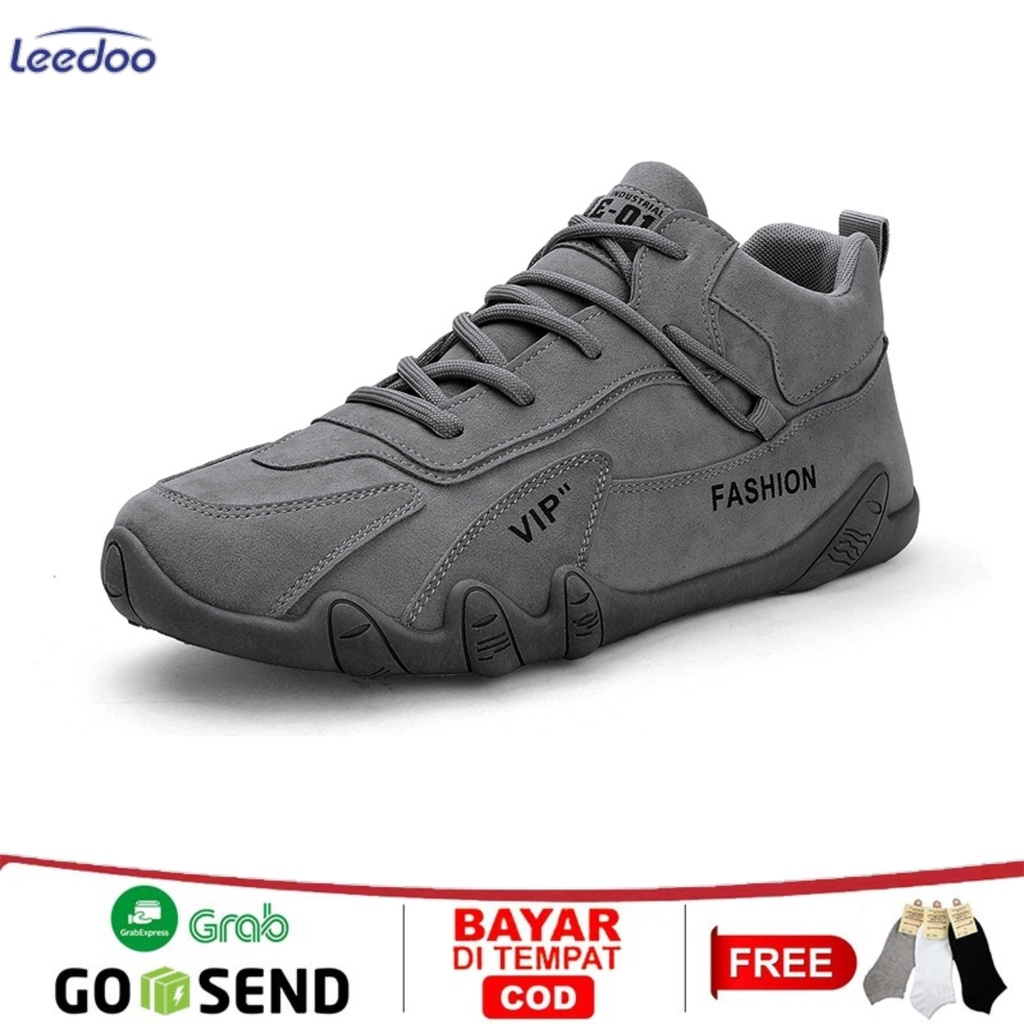 Jual Leedoo Sepatu Sneakers Pria Kasual Sepatu Lari Olahraga Fashion Outdoor Running Shoes ...