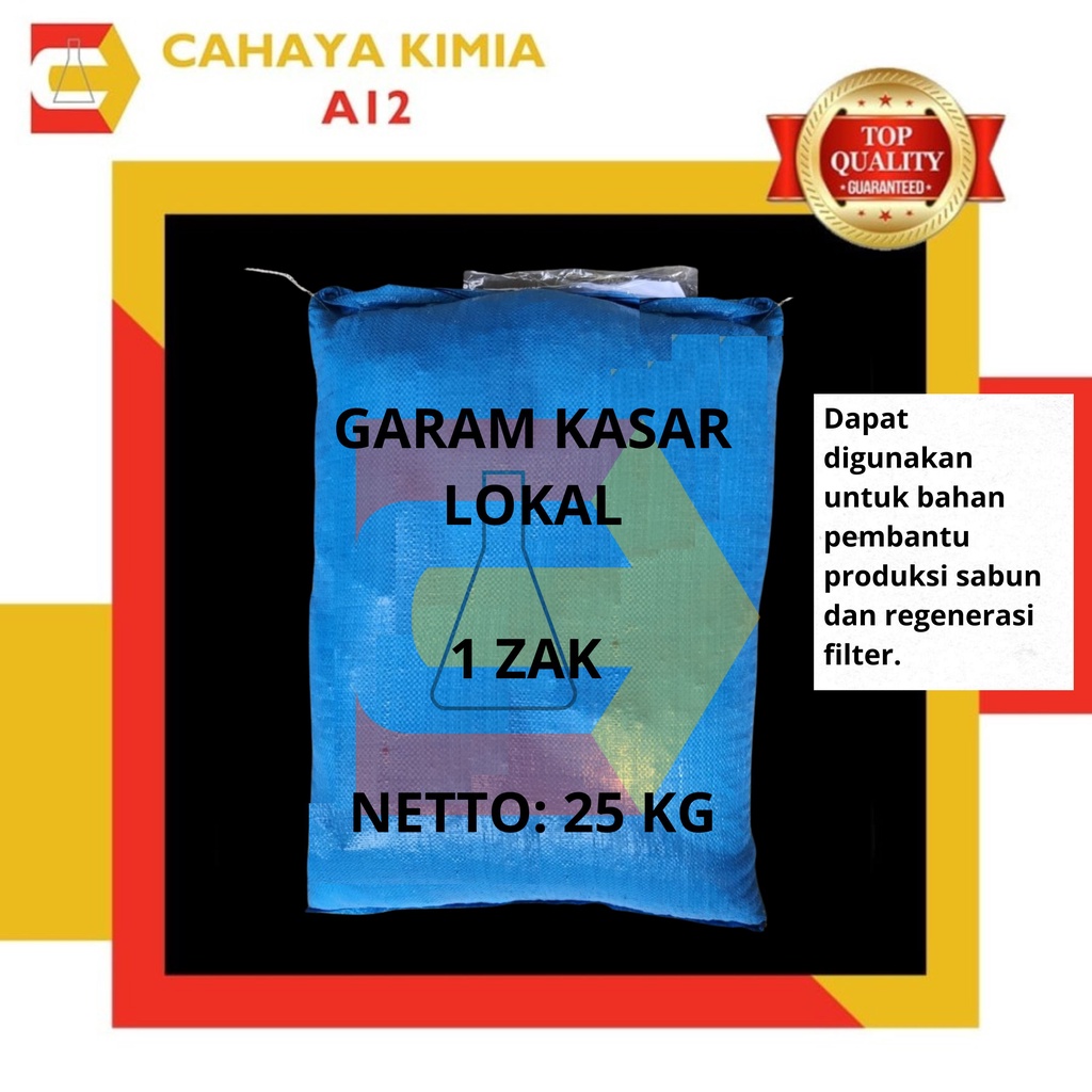 Jual GARAM KASAR KROSOK / GARAM KASAR LOKAL / GARAM INDUSTRI 1 ZAK 50Kg | Shopee Indonesia