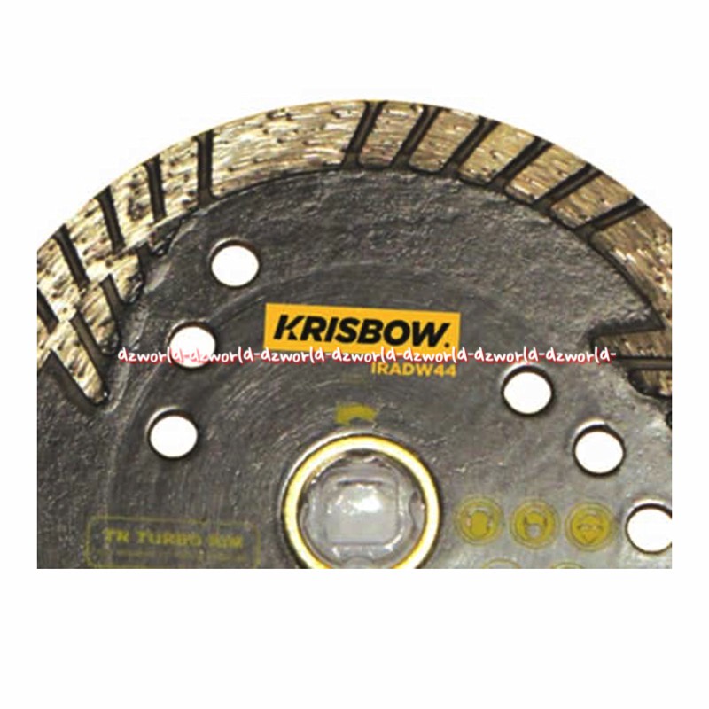Jual Krisbow Diamond Cut Off Wheel Turbo Rim IRAD44 Refill Grinder 10cm ...
