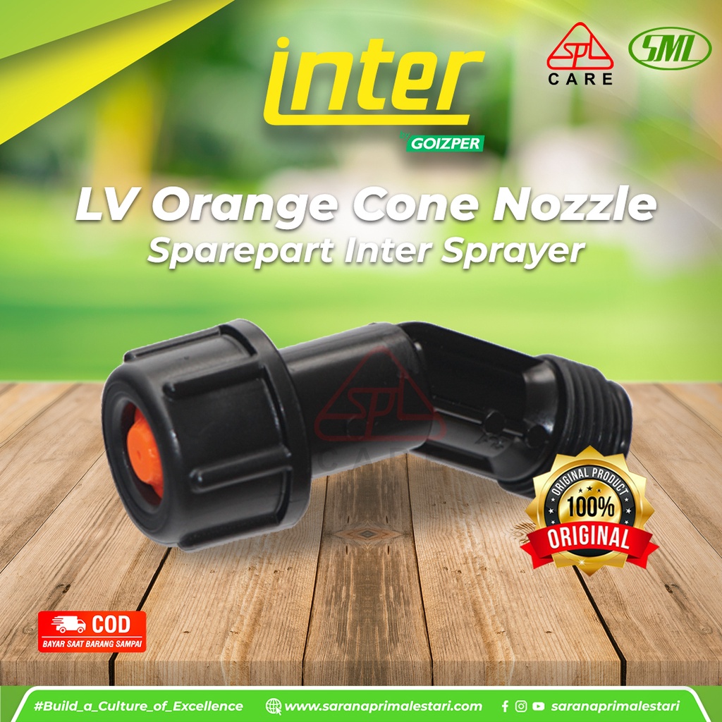 Jual LV ORANGE CONE NOZZLE , NOZZLE INTER SPRAYER - SPAREPART INTER ...