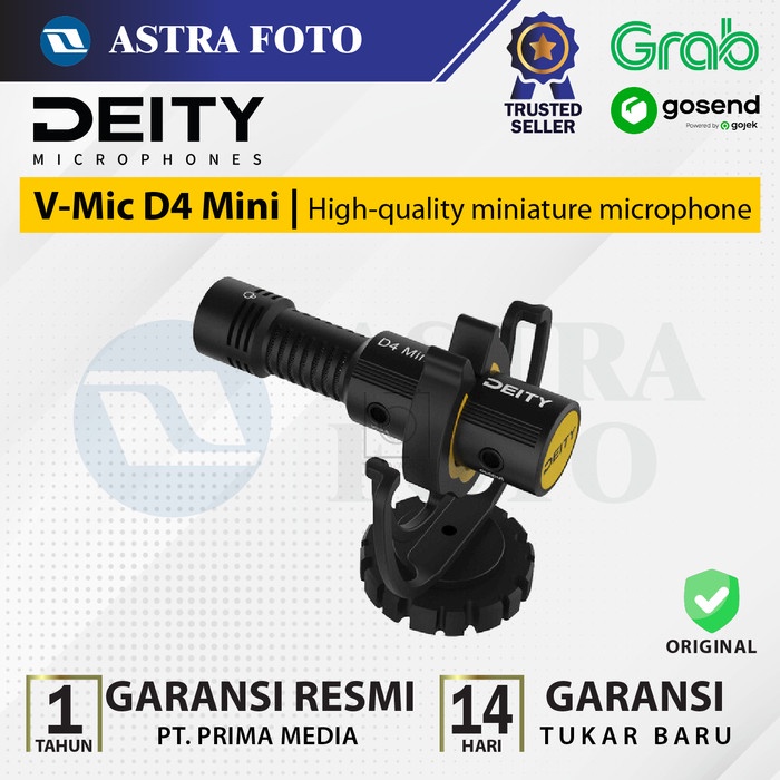 Jual Deity V-Mic D4 Mini Ultracompact Camera-Mount Shotgun Microphones ...