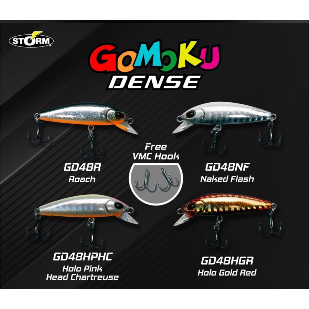 Jual LURE STORM GOMOKU DENSE 48 NF / 4.8cm / 6gram | Shopee Indonesia