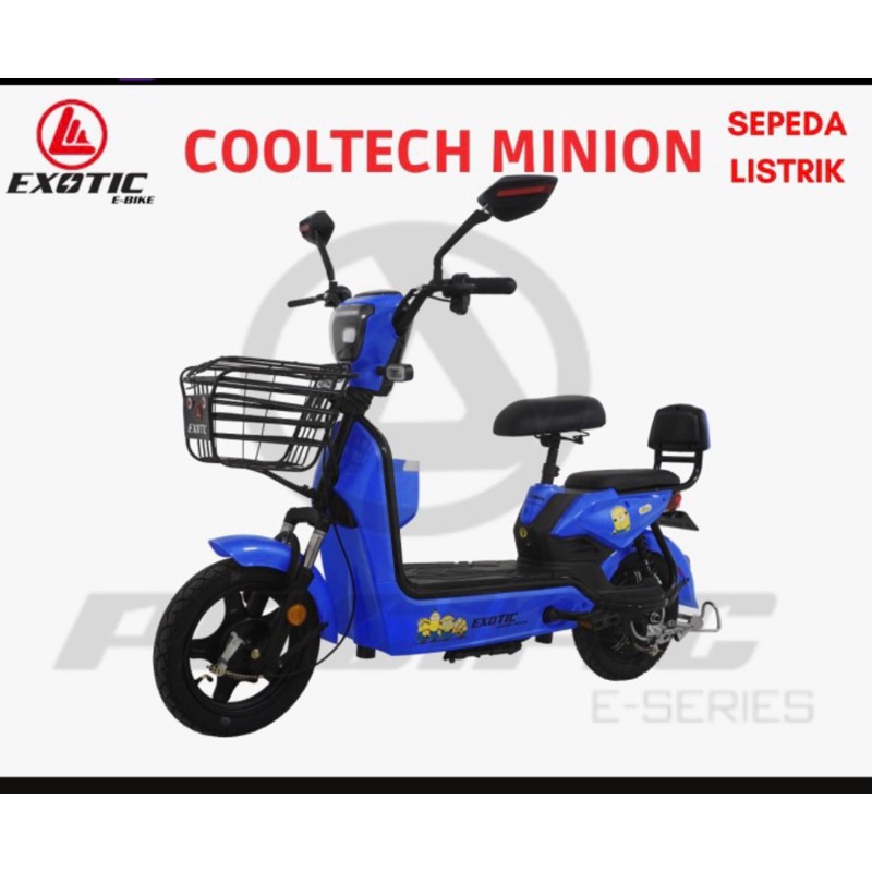 Jual sepeda listrik exotic cooltech minion & scoter listrik exotic ...