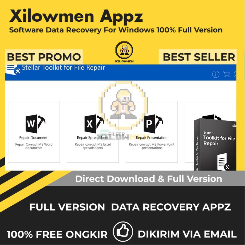 Jual Stellar Toolkit for File Repair Pro Data Recovery WIN OS - Alat ...