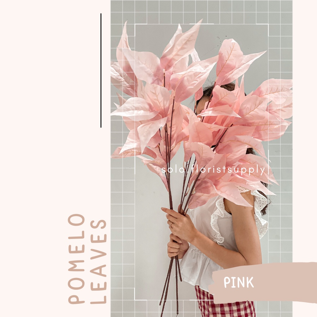 Jual Artificial POMELO Leaf Daun Palsu Plastik Hias Dekorasi Pesta ...