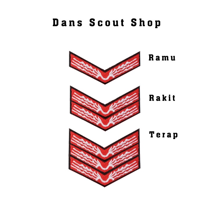 Jual Badge pramuka TKU penggalang Ramu Rakit Dan terap | Shopee Indonesia