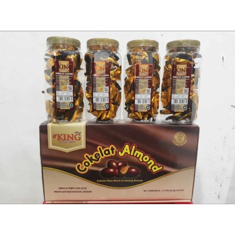 Jual Coklat D'King Cokelat almond (Almond, Hazelnut, Peanut, Chocoberry ...